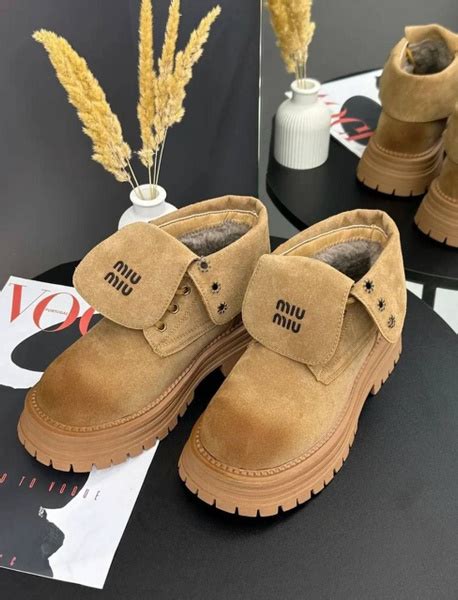 Ботинки Miu Miu купить на Ozon по низкой цене 1747896778