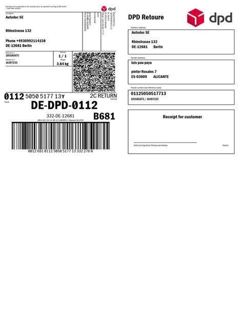 Return Label Pdf