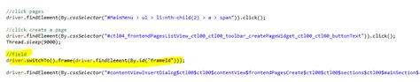 Java Selenium Automation Got Error When Trying To Fill A Field Please Refer To The Question