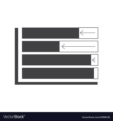 Isolated Success Business Graph Royalty Free Vector Image