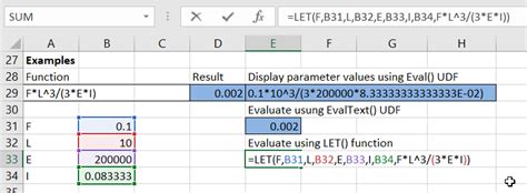 Eval And Let Examples Newton Excel Bach Not Just An Excel Blog