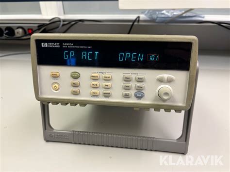 Mätsystem Test Hp Agilent 34970a Sollentuna Klaravik Aukti