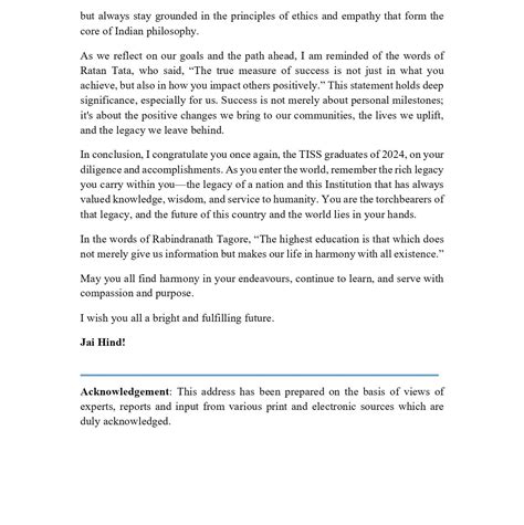 84th Annual Convocation Presidential Address By Prof D P Singh Hon