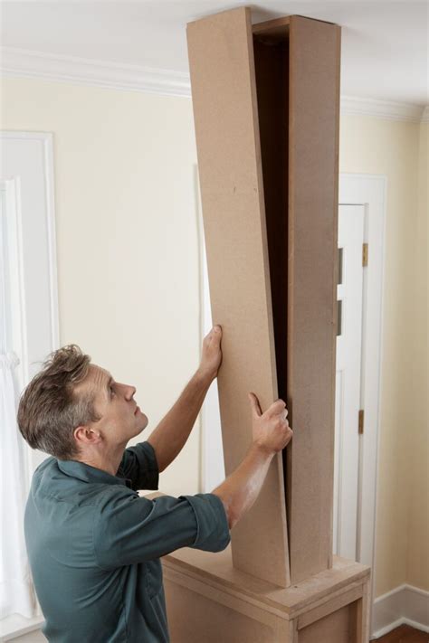 Room Partition How To Build A Columned Divider In 2 Days This Old House