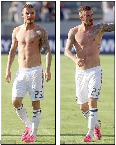 David Beckham Full Body Shot