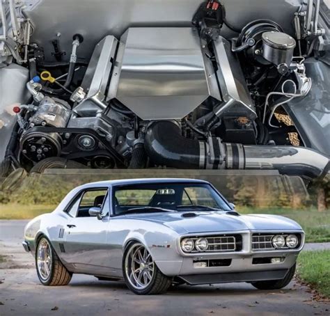 1st Gen Firebird Engine Display Vintage Cars