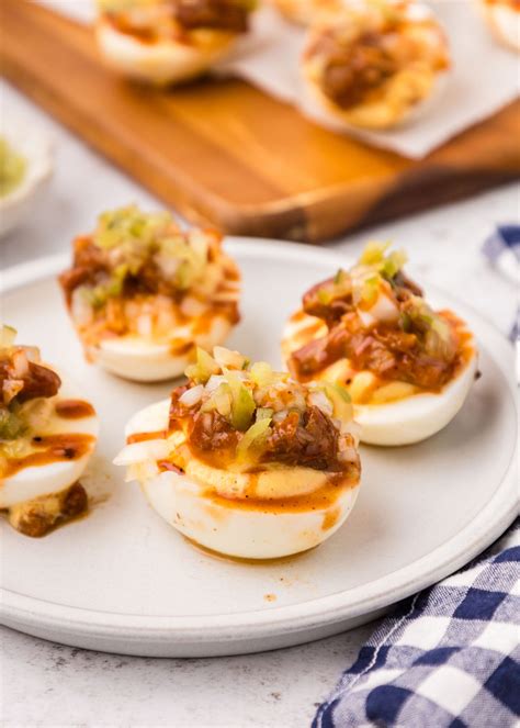 Bbq Deviled Eggs Recipe Fab Everyday