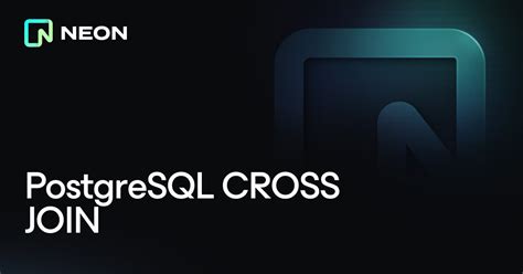 Postgresql Cross Join