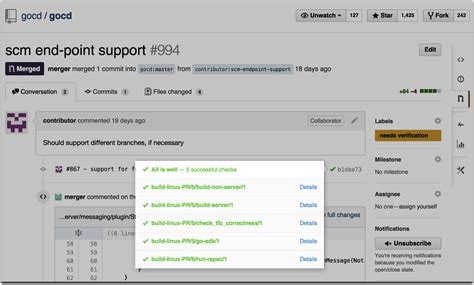 Releases Version Notes Gocd