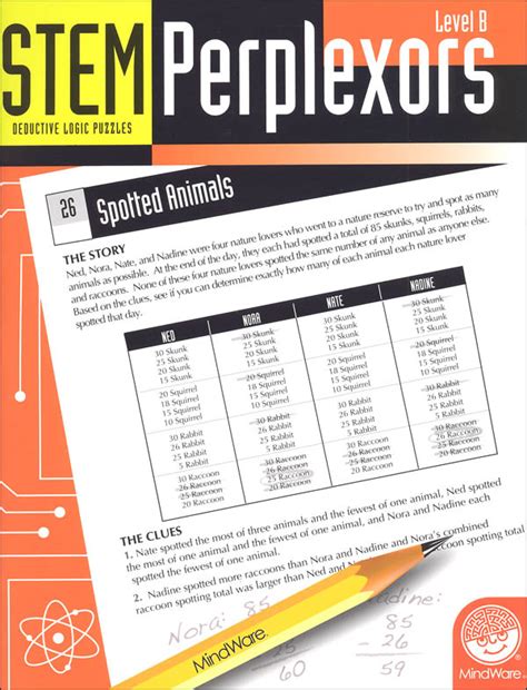 STEM Perplexors Detective Logic Puzzles Purple Cow Toys