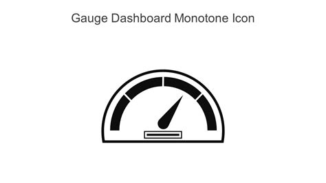 Gauge Dashboard Monotone Icon In Powerpoint Pptx Png And Editable Eps