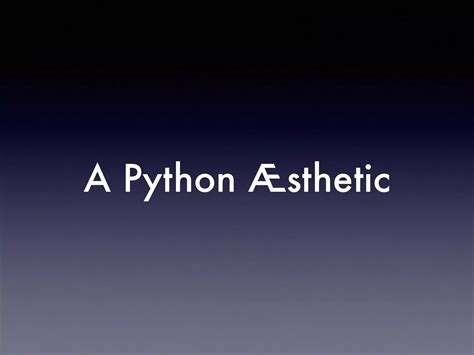 Naming Convention In Python Ppt