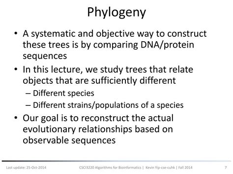 ppt lecture 8 phylogenetic tree reconstruction powerpoint