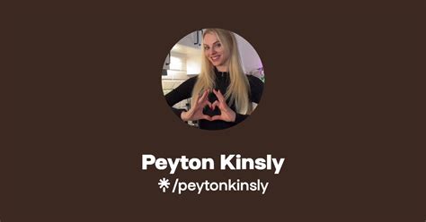 Peyton Kinsly Instagram Tiktok Linktree