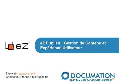 Présentation Ez Systems Ppt