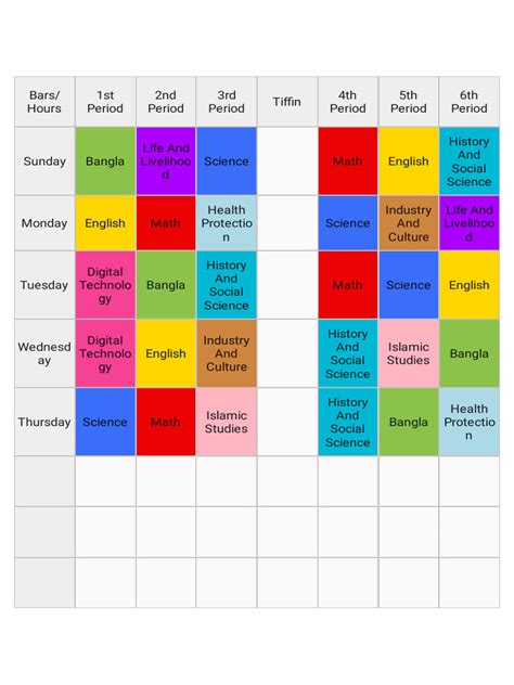 Class Routine 30jul24 221027 Pdf