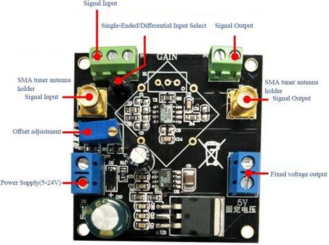 Differential Input Impedance Amplifier Kit