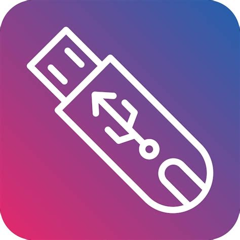 Premium Vector Flash Disk Icon Style