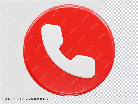 premium psd phone icon 3d rendering vector illustration