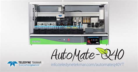 Automated Quechers Sample Preparation With The Automate Q40 From Teledyne Tekmar