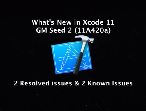 What S New In Xcode GM Seed A A Mr Macintosh