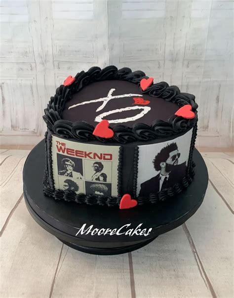 Xo The Weeknd The Weeknd 21st Birthday Party Cake The Weekend