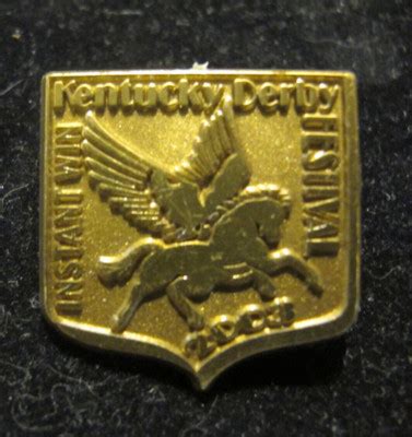 Official Kentucky Derby Festival Instant Win Gold Pegasus Pin 2003