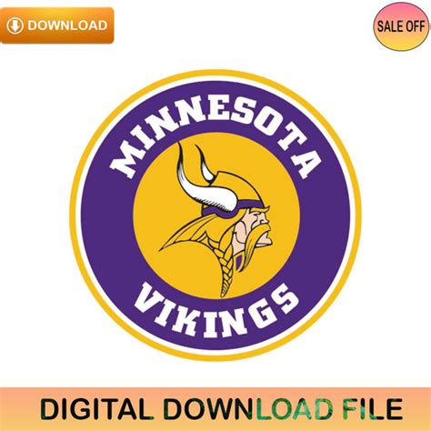 Minnesota Vikings Logo Svg Cricut Digital Nfl Svg Nfl Supe Inspire