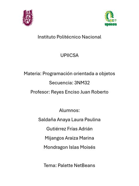 Palette Netbeans Pdf