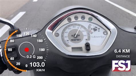 Top Speed Piaggio Liberty S Ie3v 150 Standard Factory Cut Off 1st