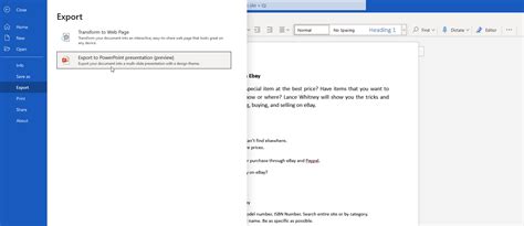 How To Convert A Word Document Into A PowerPoint Presentation PCMag