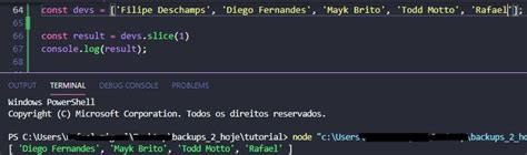 conhecendo o javascript métodos push pop join shift unshift slice