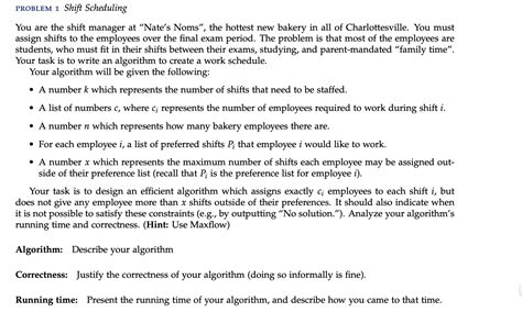 Solved 2 Use The Algorithm From Problem 1 To Minimize The
