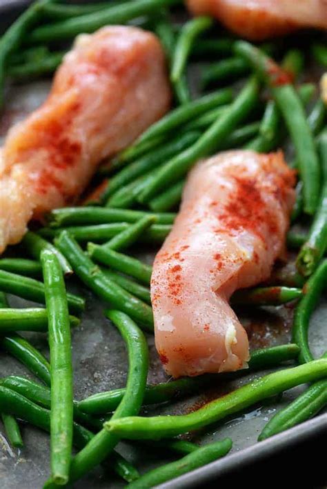 Sheet Pan Chicken And Green Beans That Low Carb Life