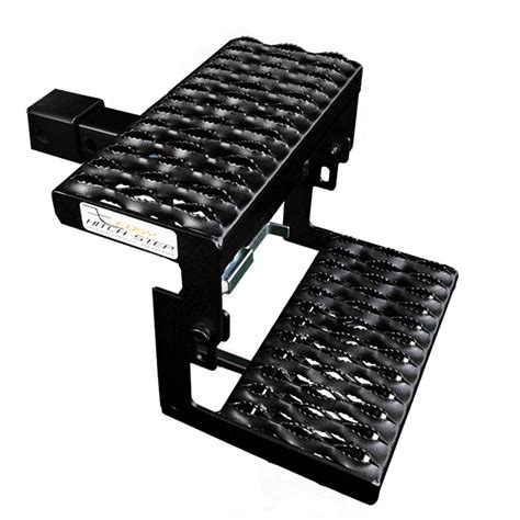 Models The Easy Hitch Step Access The Rv Or Bed Of The Truck With The Tailgate Up Or Down