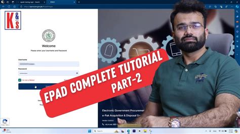Ppra Epad Complete Tutorial Part 2 Kareem And Sons Enterprises Youtube