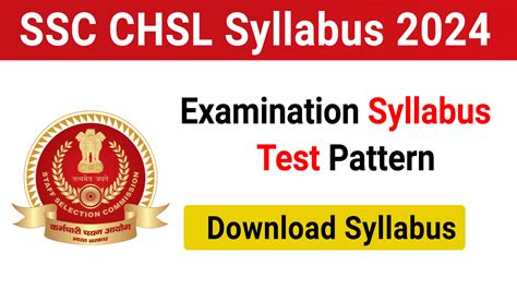 SSC CHSL Syllabus PDF Download Tier I II Exam