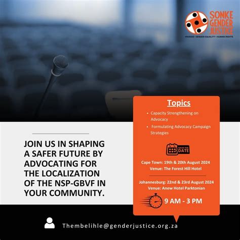 Sonke Gender Justice On Linkedin Endgbvf Genderequality