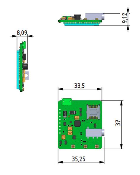 buy ec200u cn lte 4g gnss ultra compact nano modem at best price 7semi