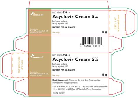 Dailymed Acyclovir Cream