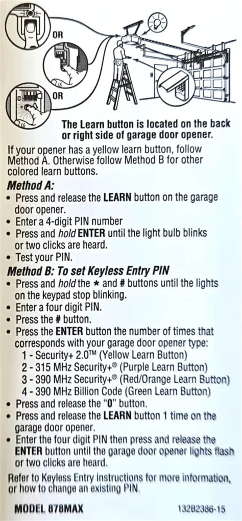How To Easily Reset Garage Door Keypad
