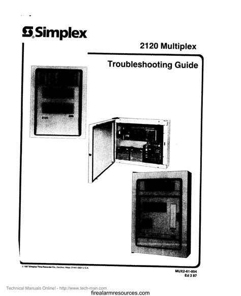 Simplex 2120 Power Supplies Troubleshooting Aid Download Fire Alarm