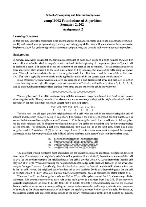 Ass2 Ass2 School Of Computing And Information Systems Comp10002