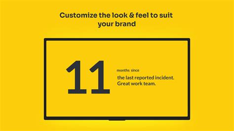 Countup Timer Digital Signage App Screencloud