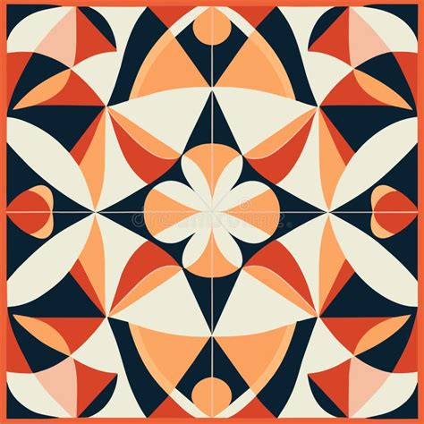 Seamless Geometric Pattern Colorful Mosaic On The Wall Stock Vector Illustration Of Instagram