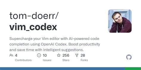github tom doerr vim codex supercharge your vim editor with ai