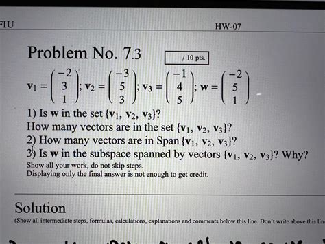 Solved Problem No 7 3 Chegg Com