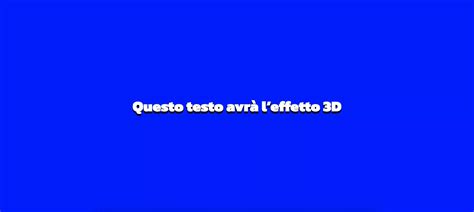 Html E Css Creare Un Testo Con Effetto 3d Htmlit