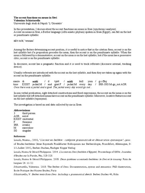 A Gender Based Language Disparity In A Siwi Pdf Stress Linguistics Symbols
