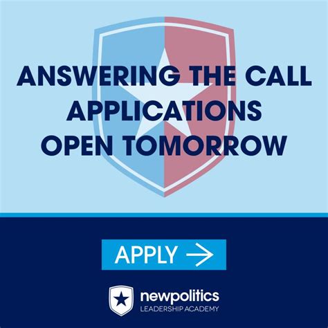 New Politics Leadership Academy On Linkedin Spring 2024 Answering The Call Applications Open